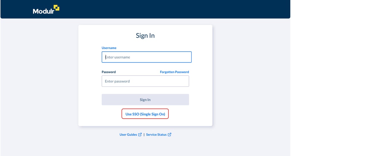Single Sign On (SSO)
