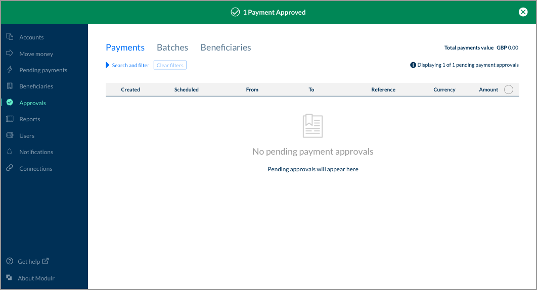 Making a Payment with Xero